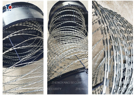 Mobile Razor Wire Security Barrier - Hebei Zhengyang Wire Mesh Products ...