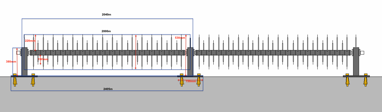 Revolving Wall Spikes | Security rotating wall spikes