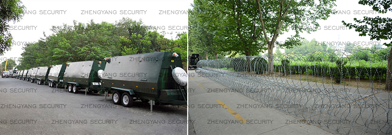 razor wire mobile security barrier system - Mobile Rapid Deploy Razor ...